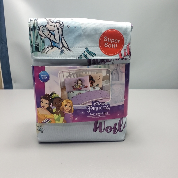 Disney | Bedding | New Disney Princess Twin Sheet Set Fitted Sheet 1 ...